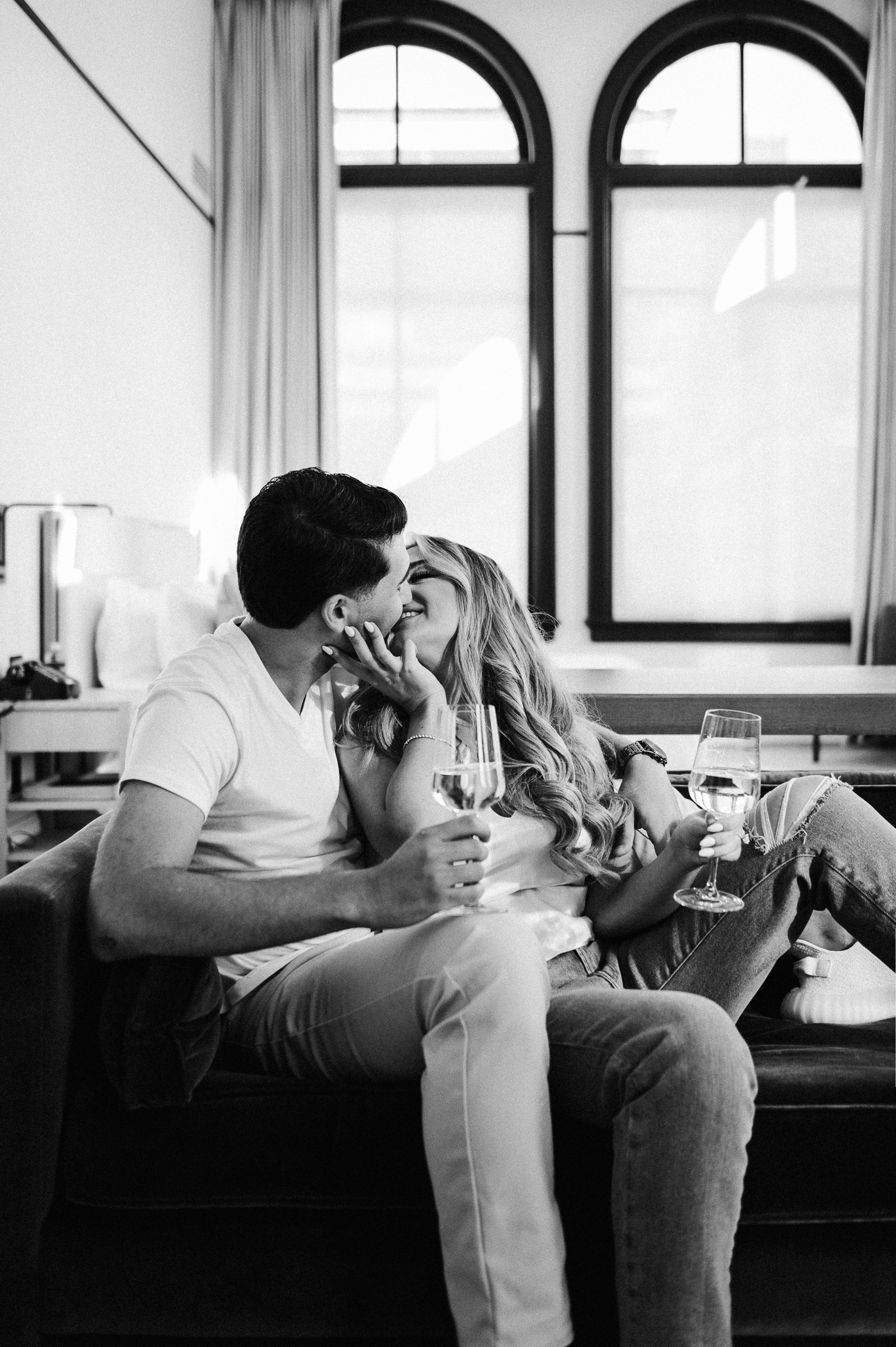 Sydney and Andrew | Downtown Detroit Engagement | Jean Smith Photography