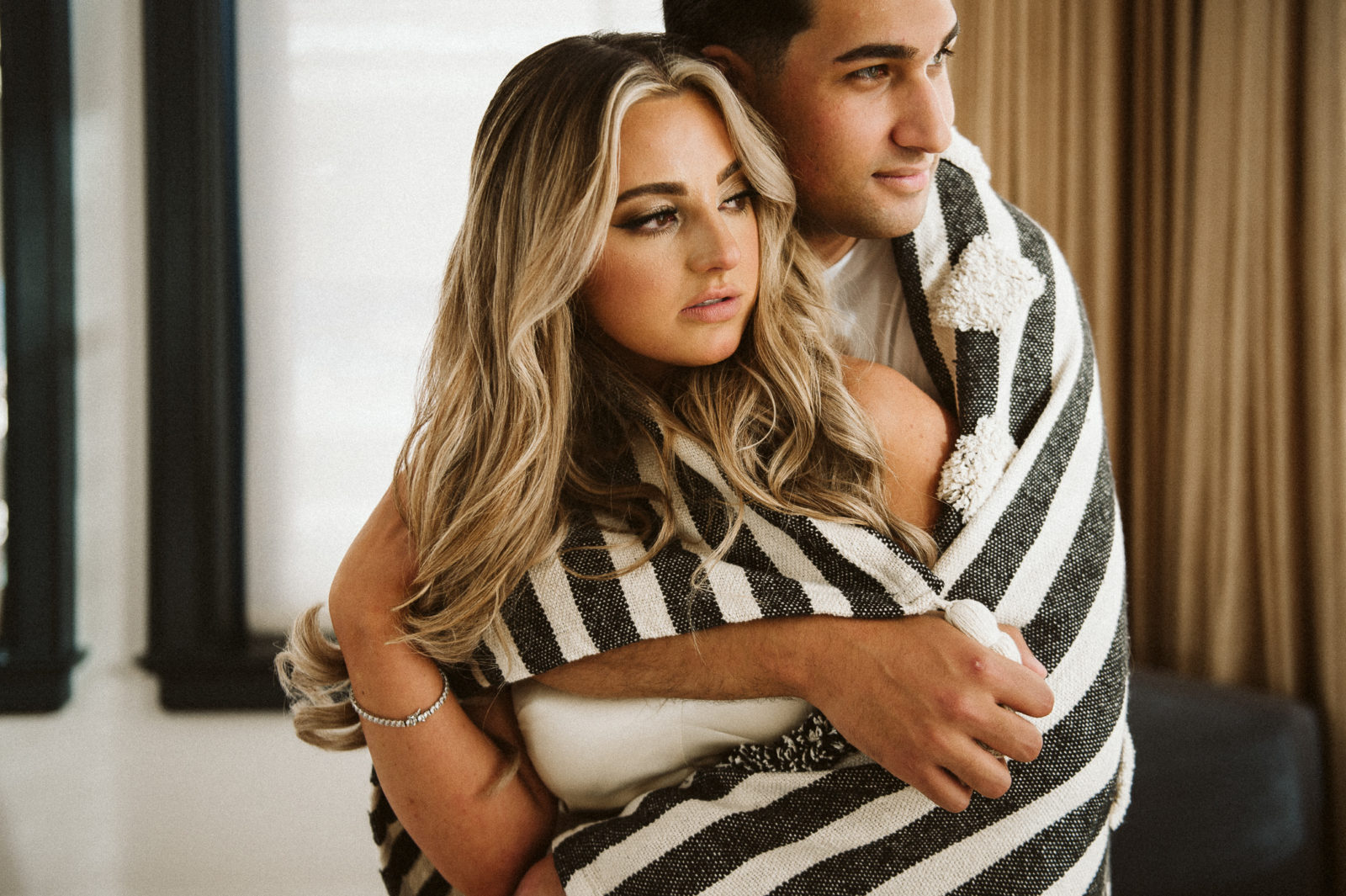 Sydney and Andrew | Downtown Detroit Engagement | Jean Smith Photography